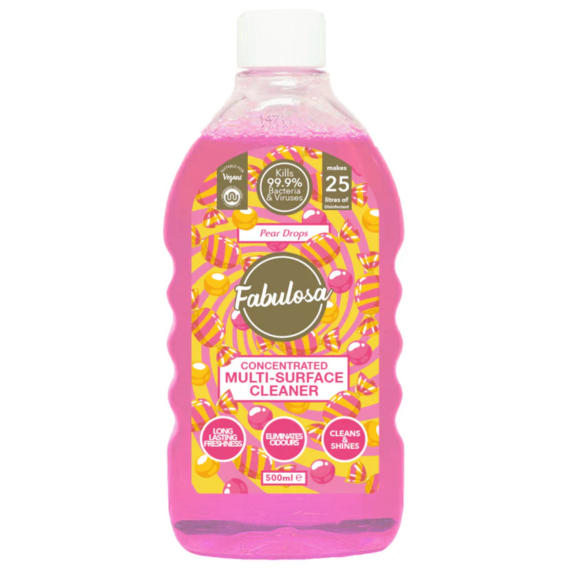 Fabulosa Concentrated Disinfectant - Pear Drops (500ml) – The Cleaning Collective